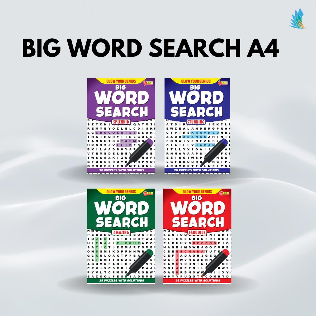 Big Word Search A4 – Edukidbooks