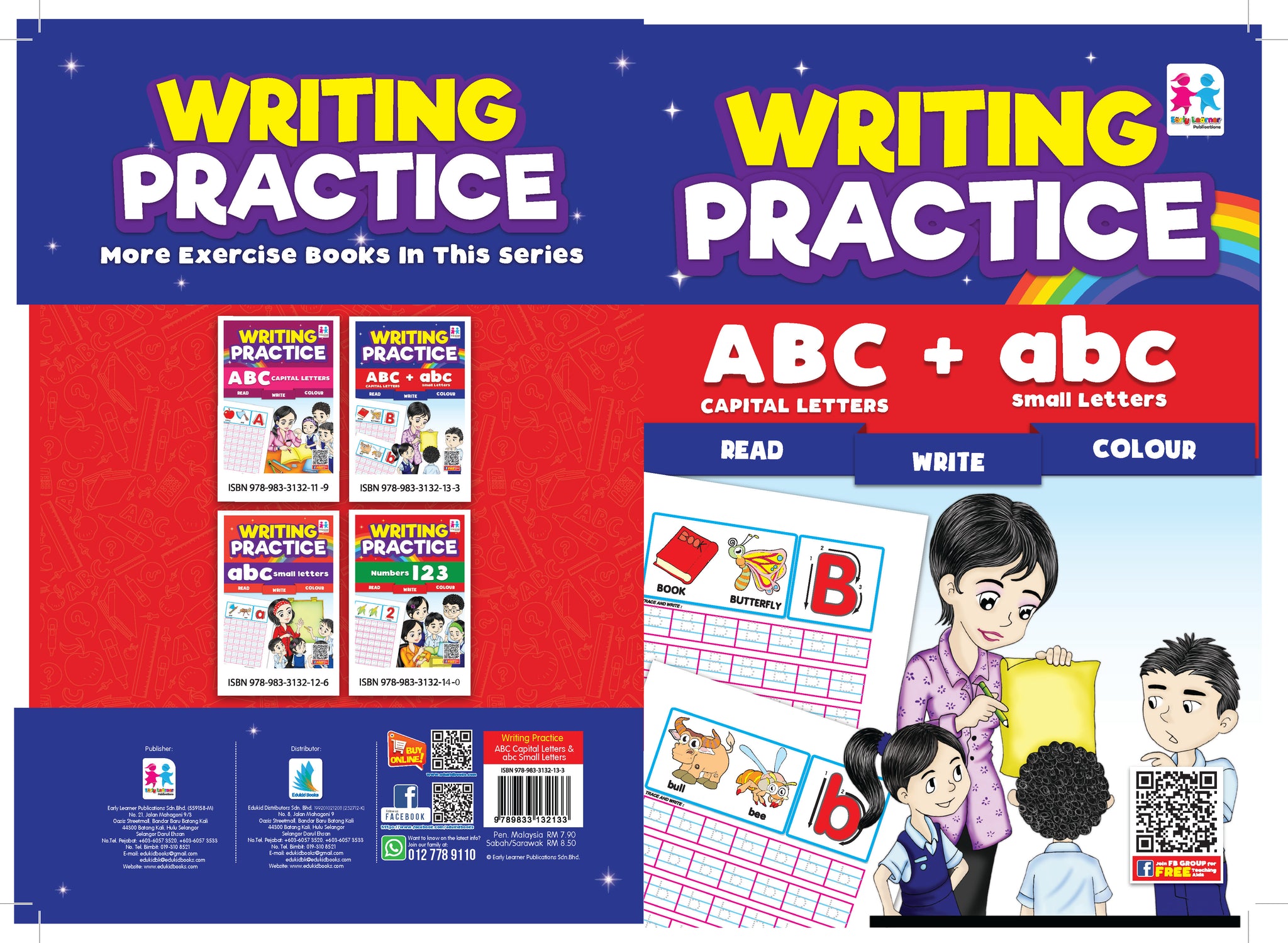 Writing Practice ABC Capital Letters + abc Small Letters – Edukidbooks