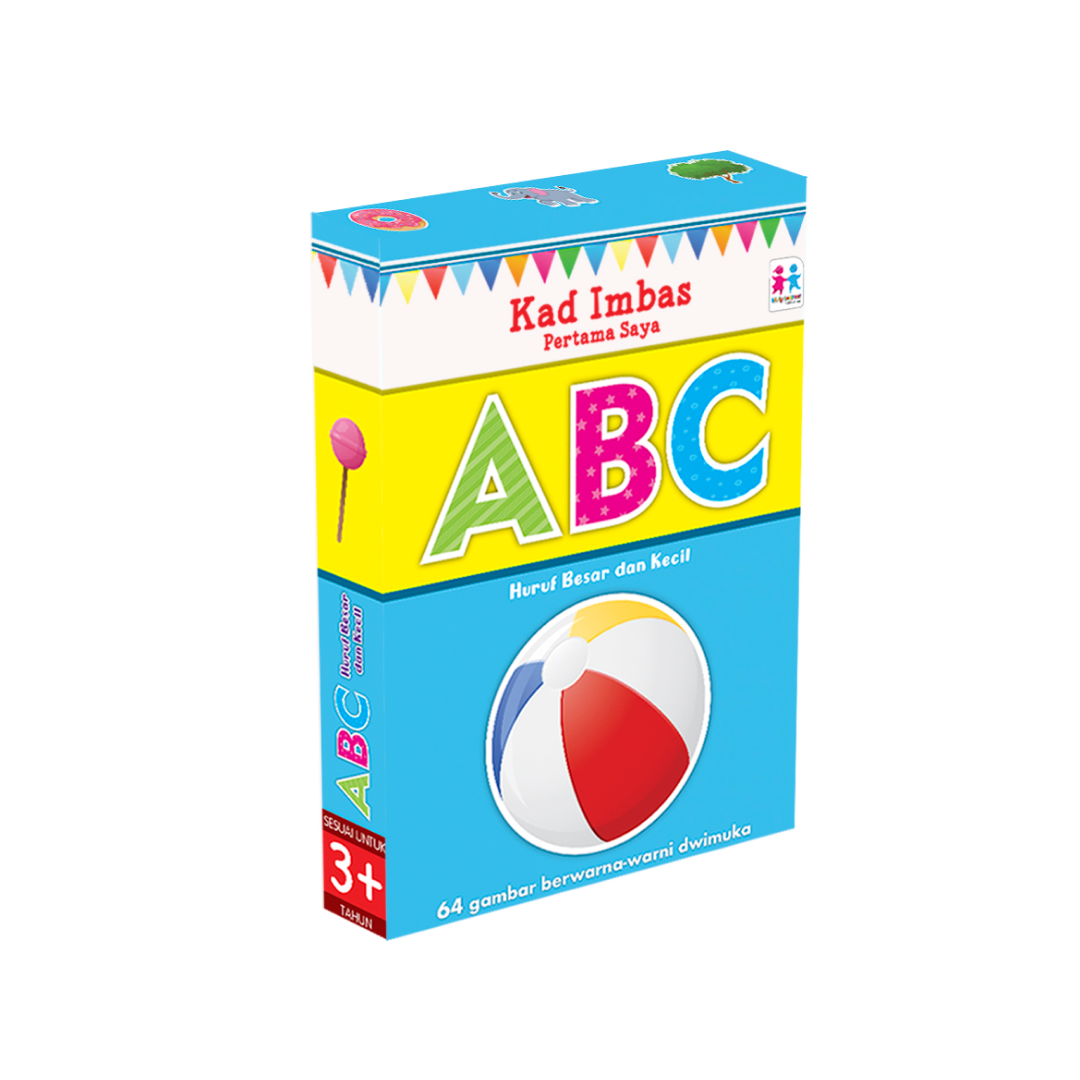 Kad Imbas Pertama Saya - ABC (Huruf Besar dan Kecil) – Edukidbooks