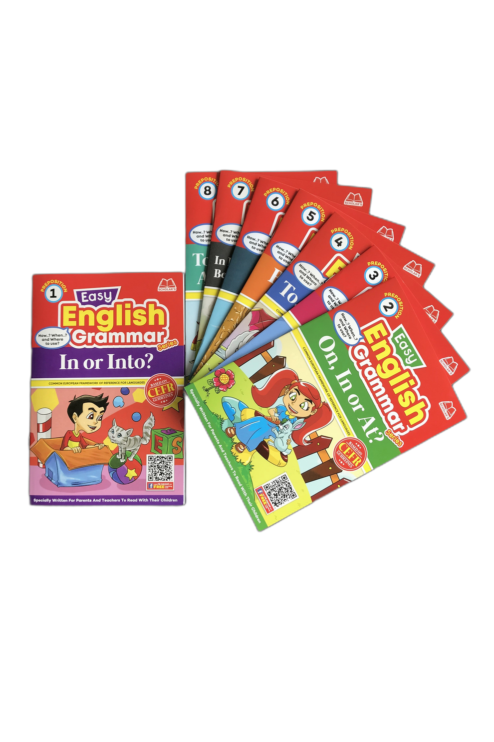 Easy English Grammar 8 Books – Edukidbooks