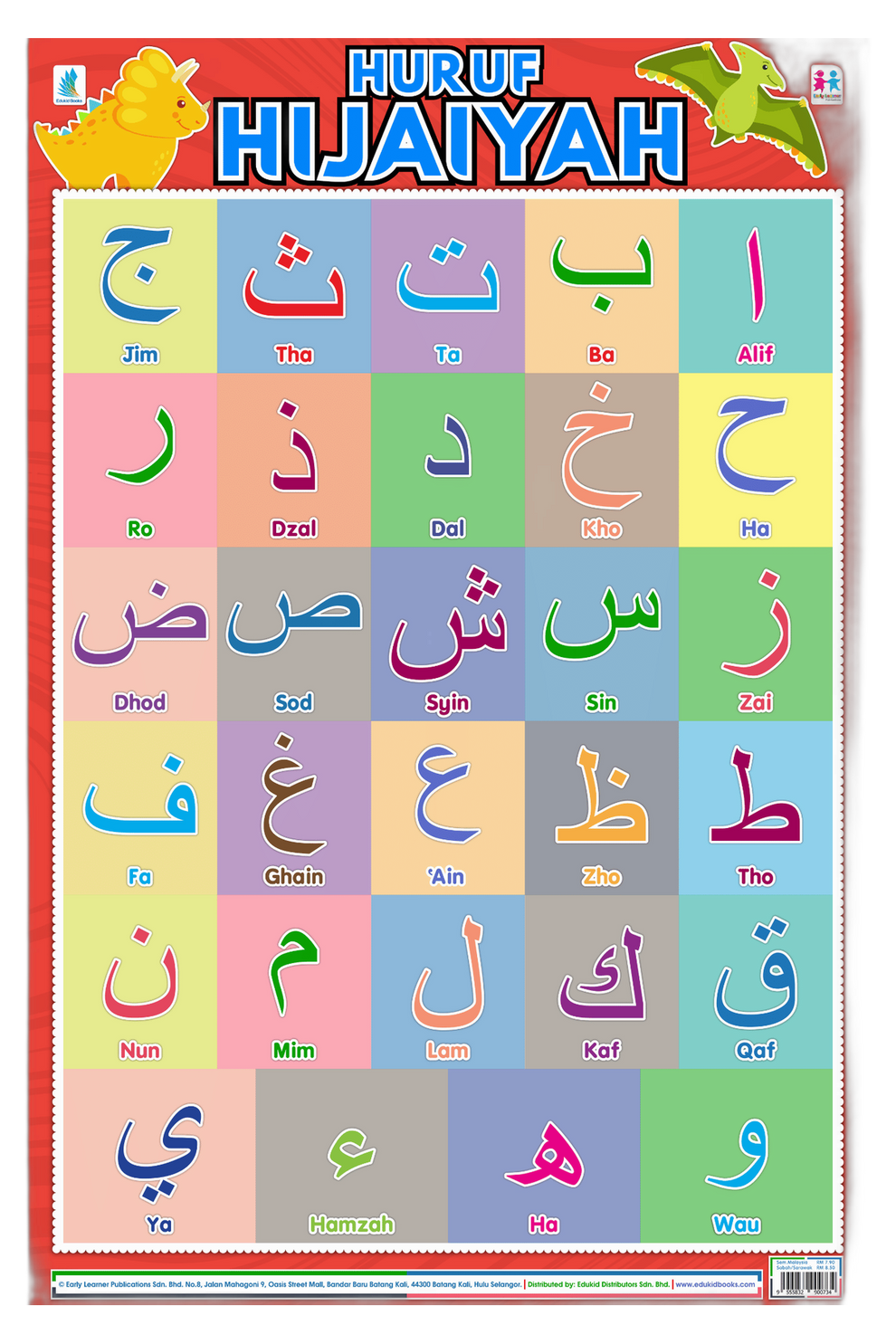 Poster Huruf Hijaiyah – Edukidbooks